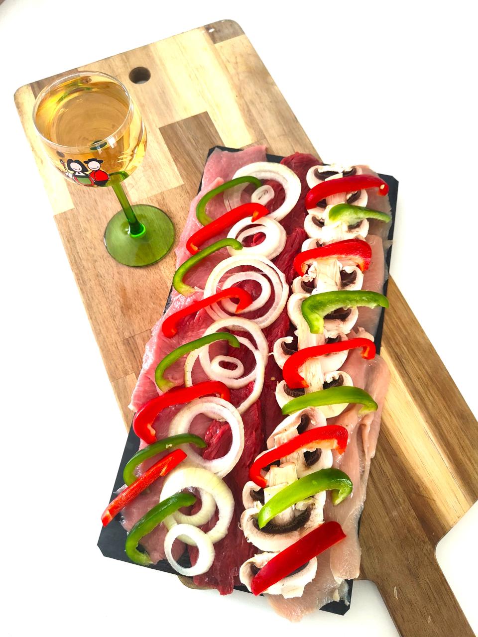 Plateau de pierrade 3 viandes 1kg 4 pers - 1 kg - Traiteur Gourmet ...