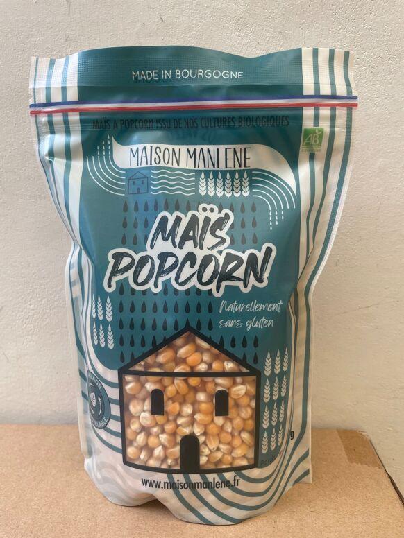 Doypack de maïs popcorn - 500 g - Maison Manlene - Locavor.fr
