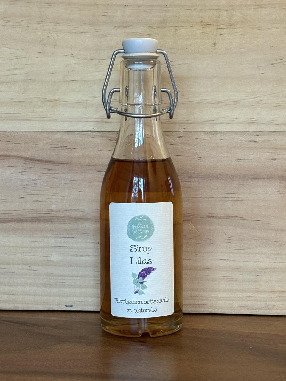 Sirop de lilas - 250 ml - Le Grenier Des Plantes - Locavor.fr