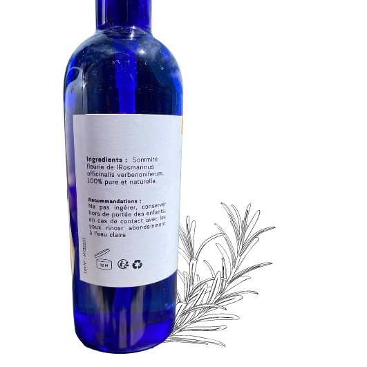 Eau florale romarin - peau grasse - 200ml - 200 ml - Ceressa - Locavor.fr