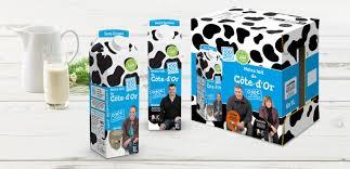 Brick litre lait demi-ecreme 100% cote d'or - 1 L - La Laitiere De ...