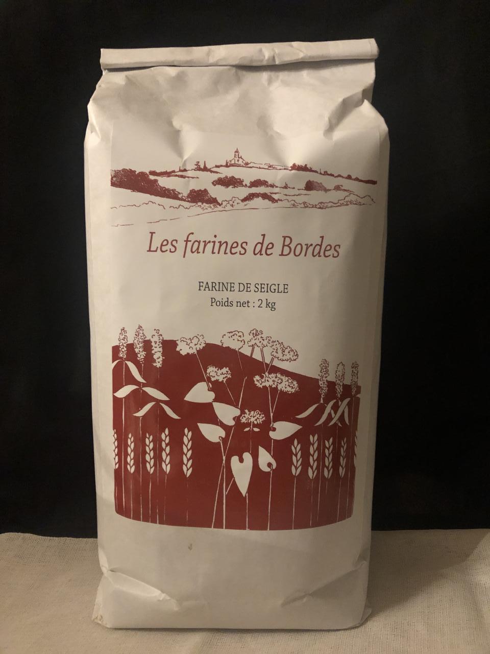 Farine de seigle complète - 2 kg - Scea Bordes / Les Farines De Bordes ...