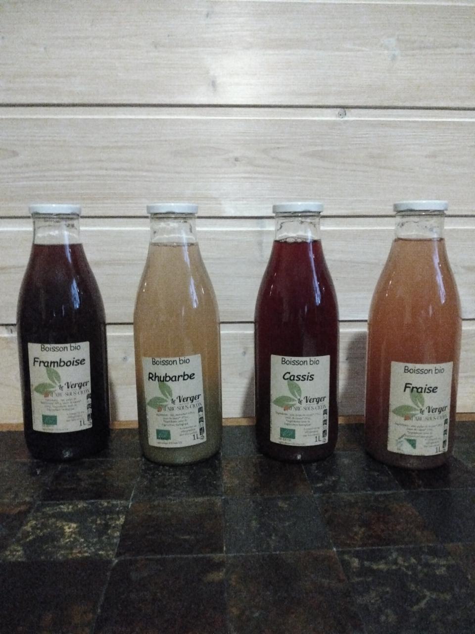 Boisson cassis - 1 L - Le Verger D'arc-sous-cicon - Locavor.fr